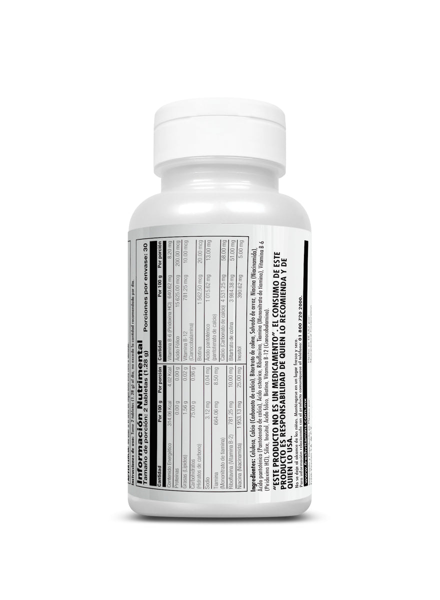 KAL B Complex (complejo b) 60 tabletas – FreshVitamins