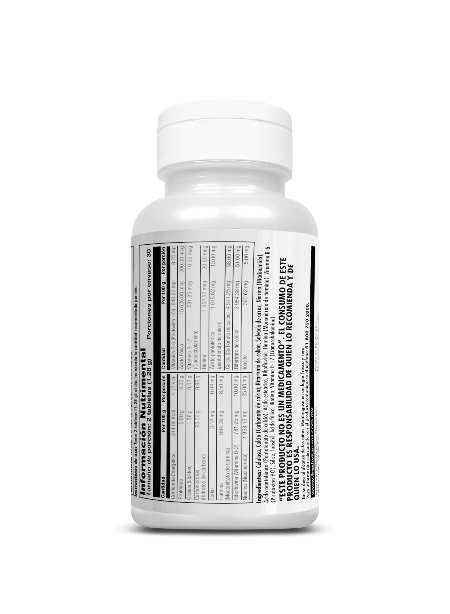 KAL B Complex (complejo b) 60 tabletas – FreshVitamins