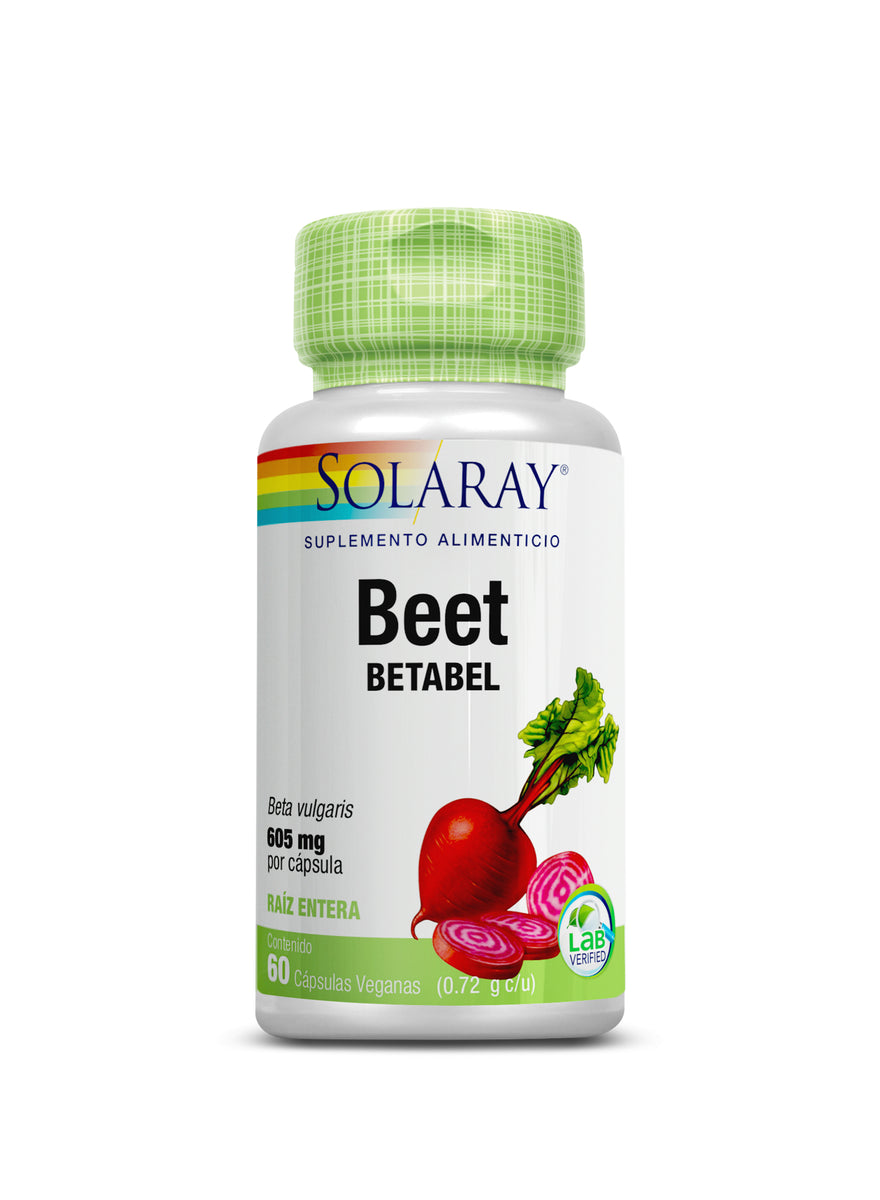 Solaray Beet (betabel) 605 mg / 60 cápsulas – FreshVitamins